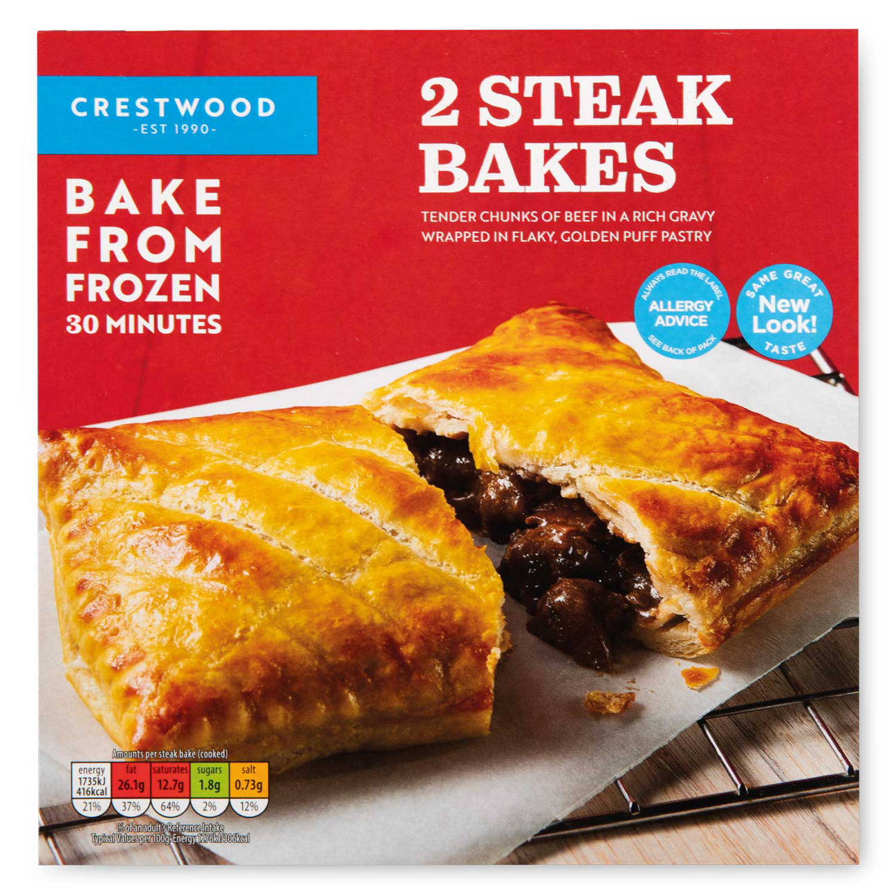 Steak Bakes 2 Pack | ALDI UK